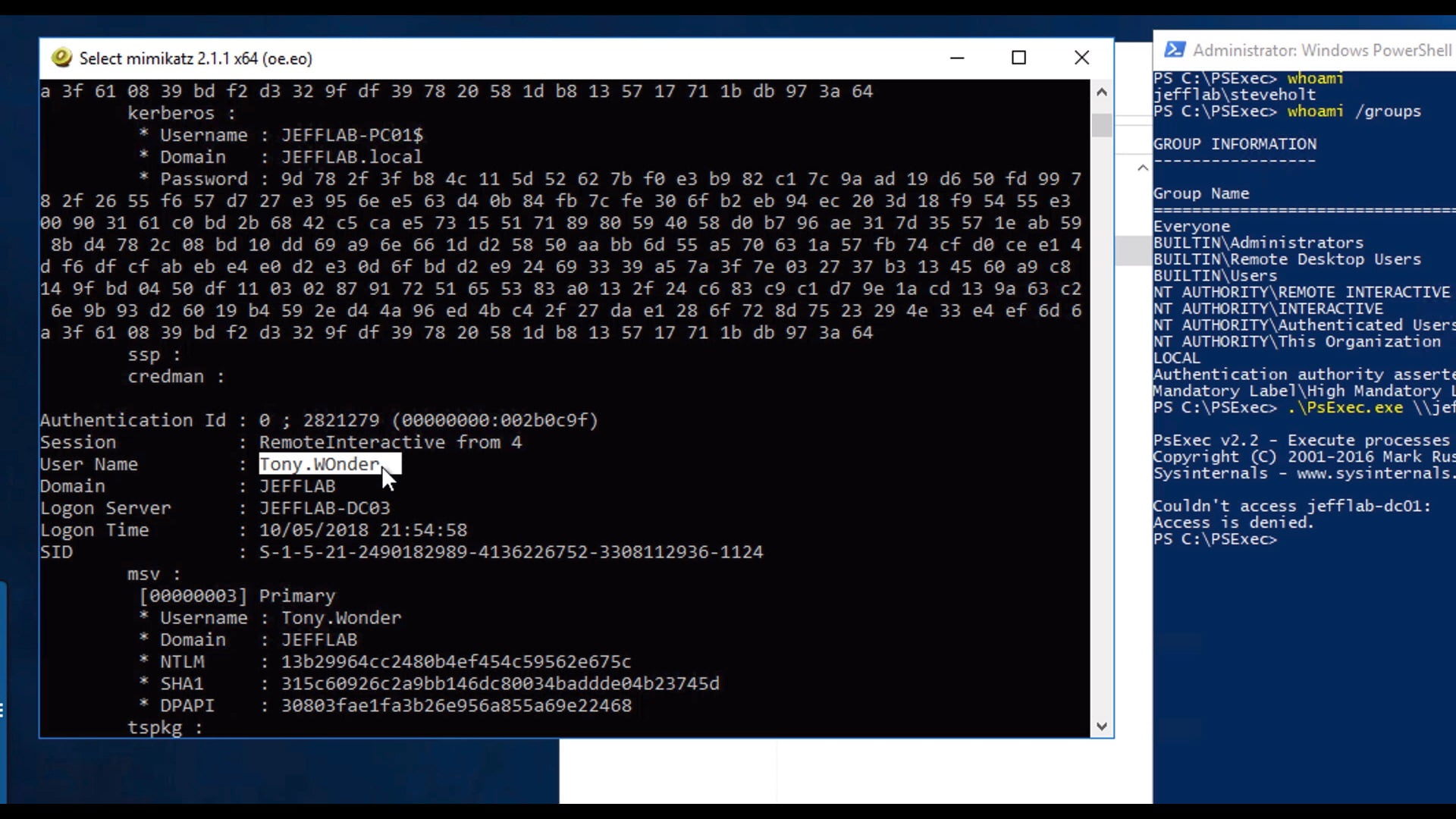 Using Powershell And Psexec Tools To Siphon Data Cybersecasia