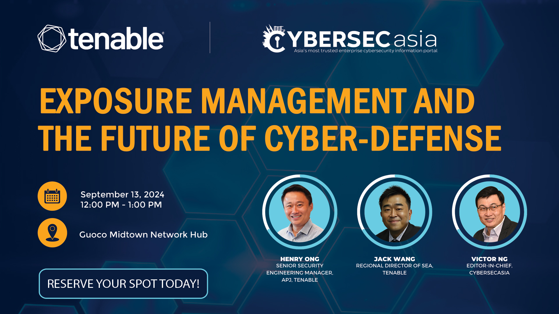 Exposure Management & the Future of Cyber Defense - CybersecAsia